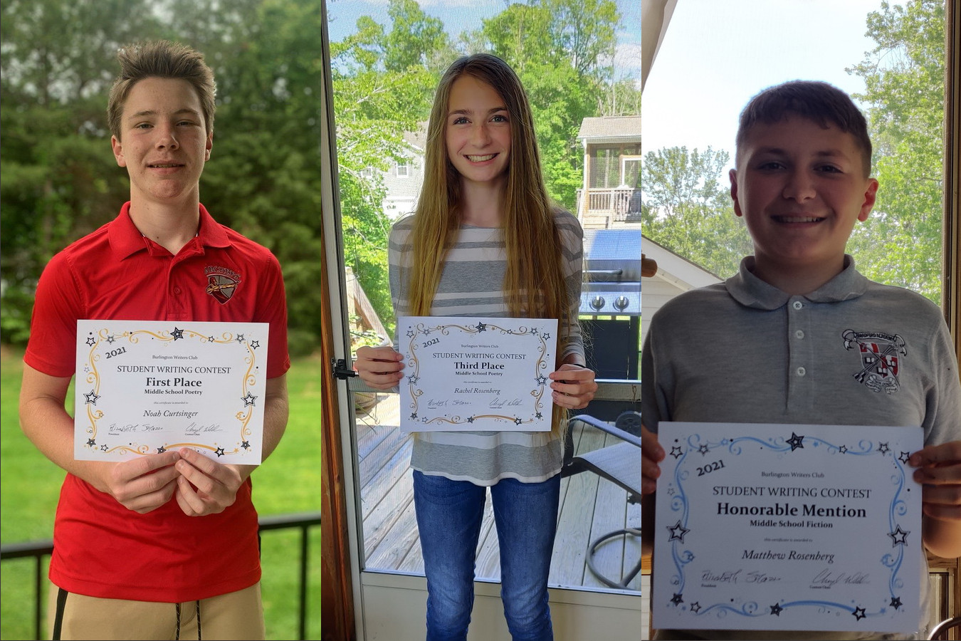 2021 Student Contest Winners